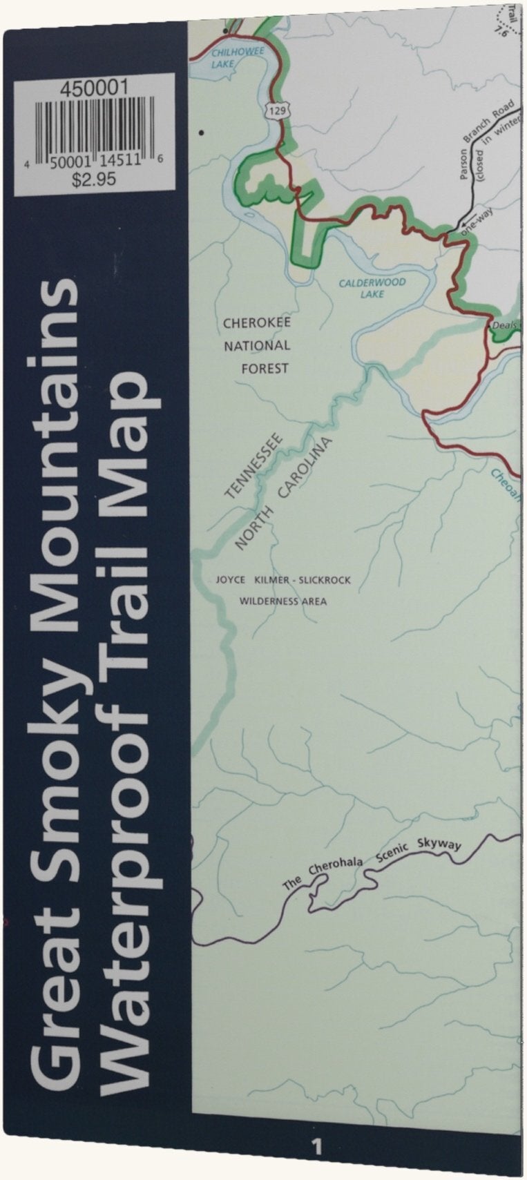 Great Smoky Mountains Waterproof Trail Map | The Day Hiker